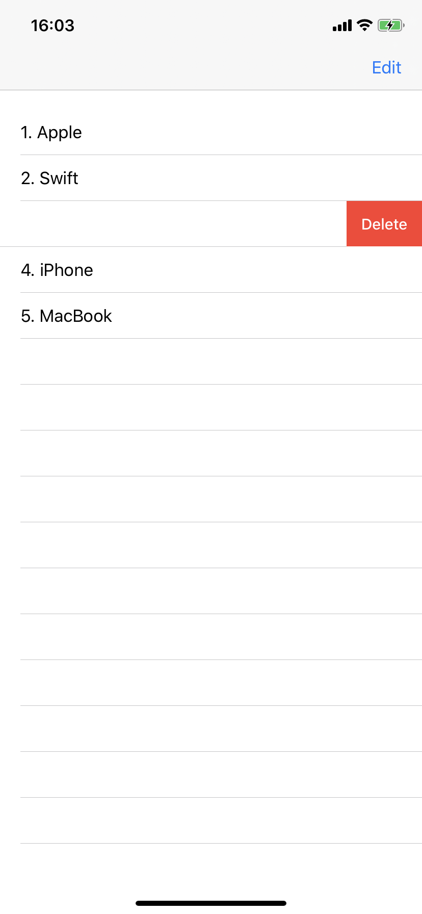 【swift5】uitableviewの編集モード、スワイプアクションについてまとめてみた Blog スワブロ スワローインキュベート